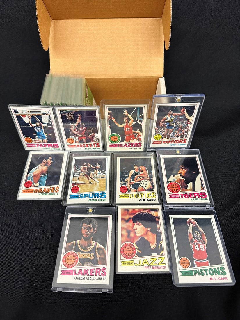 1977 Topps Basketball Card Near Set Auction