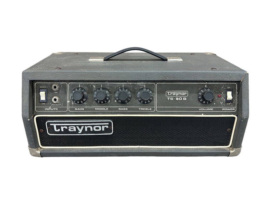 Traynor Ts-50b 50-watt Solid State Guitar / Bass Amp Head Auction