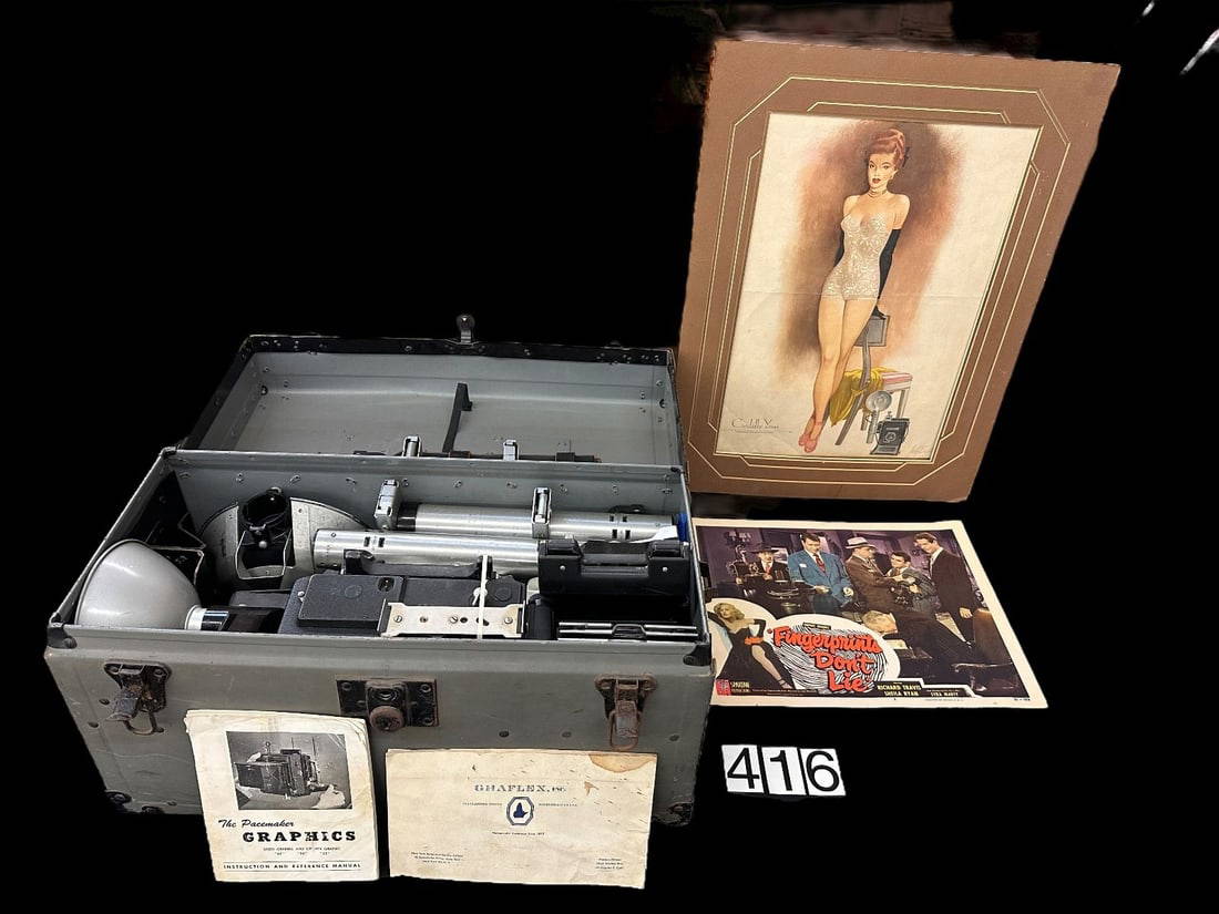 4x5 Speed Graphic Pacemaker "45" Complete Camera Set Auction
