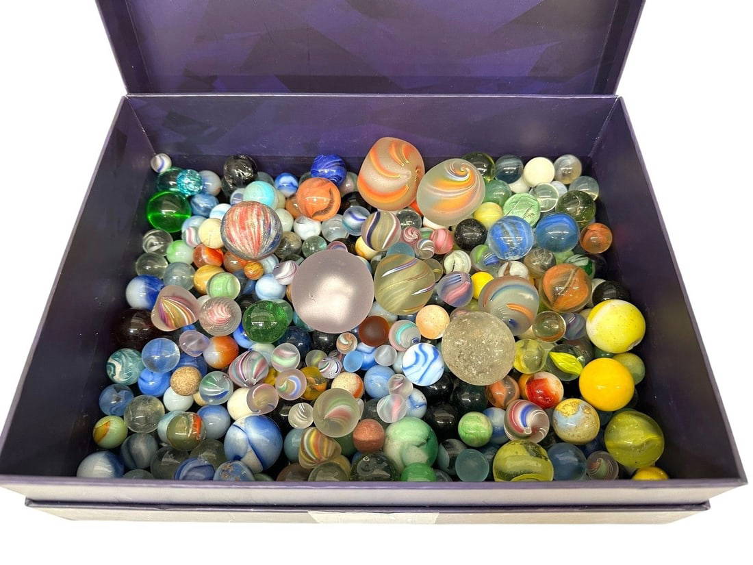 Large Group Of Marbles Auction