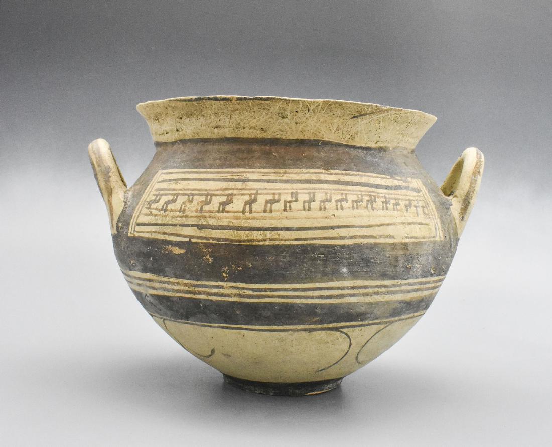 Greek Messapian Stemless Krater