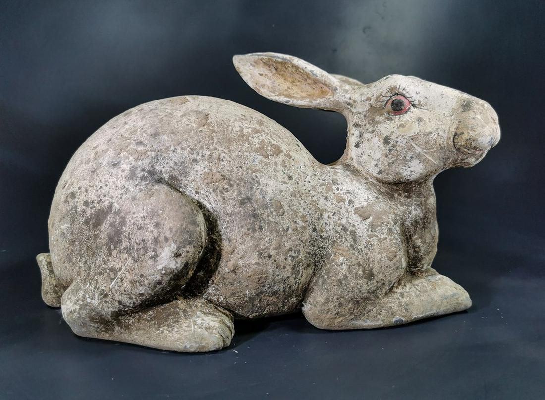 CHINESE HAN DYNASTY TERRACOTTA WHITE RABBIT - TL TESTED - May 02, 2021 ...