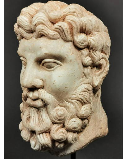 A ROMAN MARBLE HEAD OF HERCULES - Mar 29, 2020 | Apollo Art Auctions in ...
