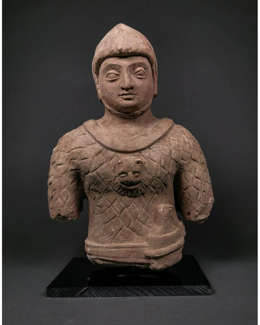 GANDHARA STUCCO BUST OF A KUSHAN WARRIOR - Apr 26, 2020 | Pax Romana ...
