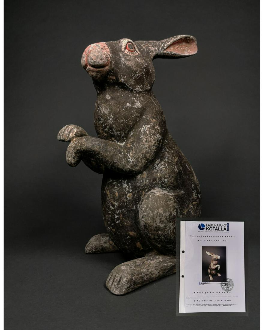 Ancient Chinese Han Dynasty Terracotta Black Rabbit - Apr 26, 2020 ...