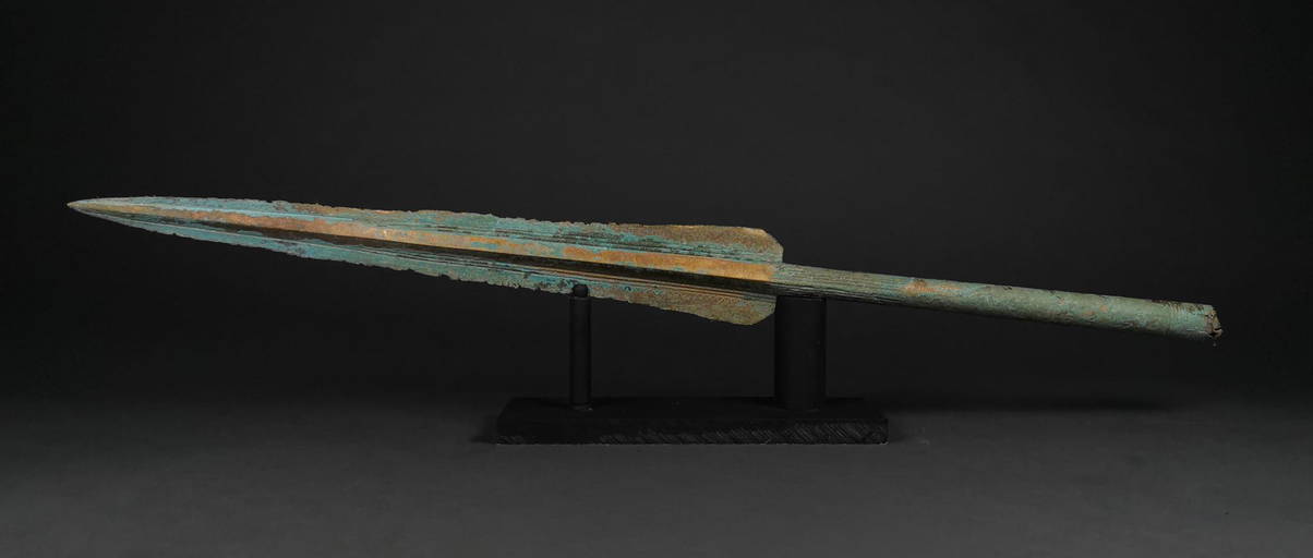 Rare Ancient Greek Hoplite Bronze Lance Head