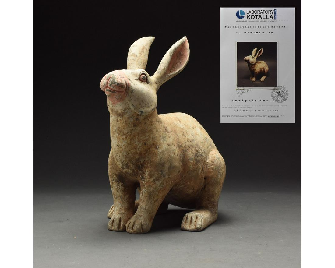 CHINESE HAN DYNASTY TERRACOTTA RABBIT - TL TESTED - Jul 26, 2020 | Pax ...