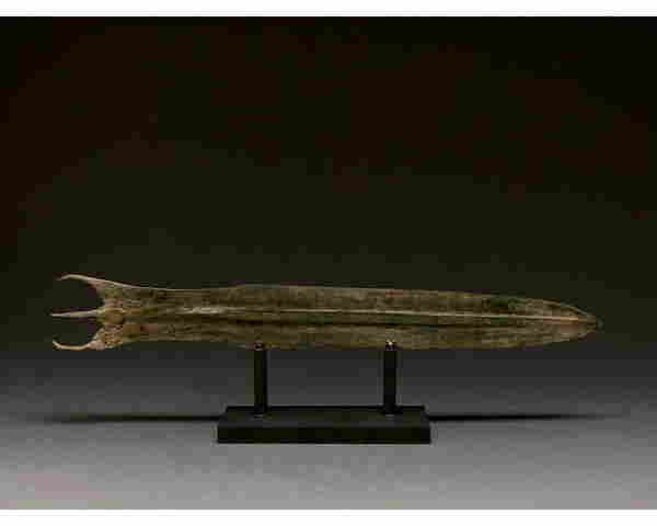 ANCIENT GREEK "TROJAN" BRONZE SWORD BLADE