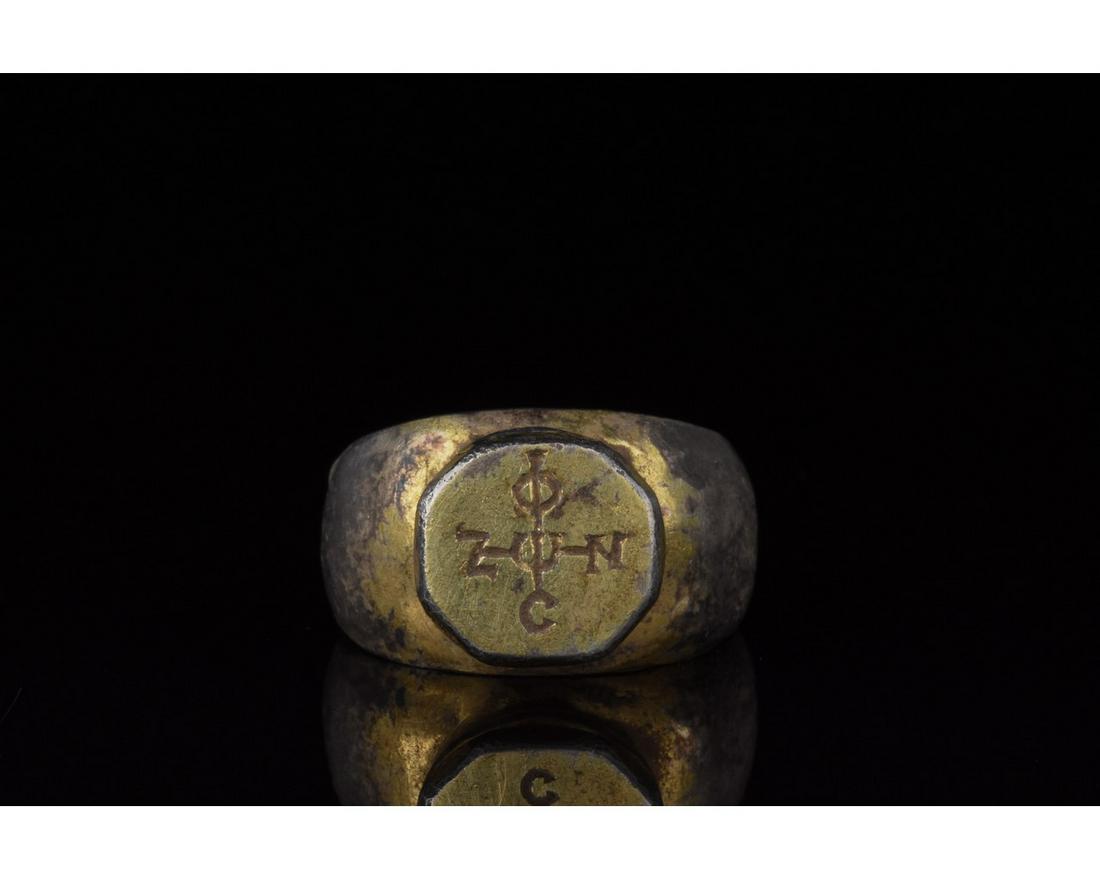MASSIVE MEDIEVAL SILVER GILT RING WITH EAGLE - Oct 04, 2020 | Pax ...