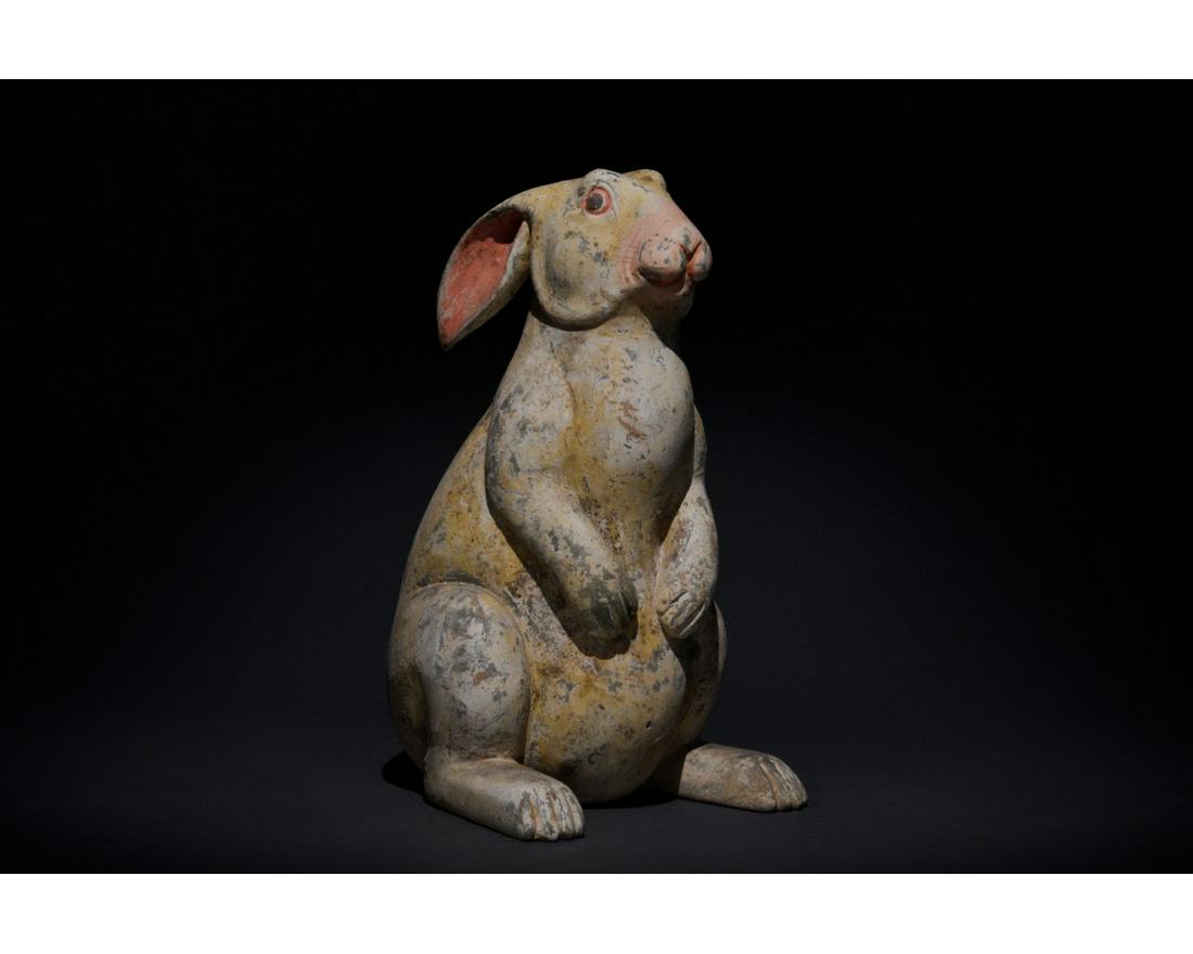 CHINESE HAN DYNASTY TERRACOTTA WHITE RABBIT - TL TESTED - May 02, 2021 ...