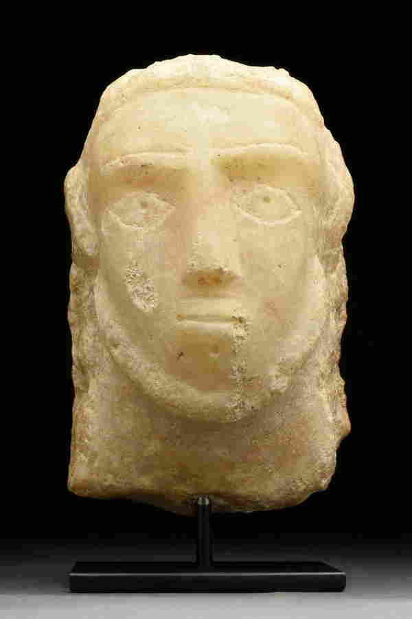 ANCIENT SOUTH ARABIAN SABAEAN ALABASTER HEAD - Mar 27, 2022 | Apollo ...