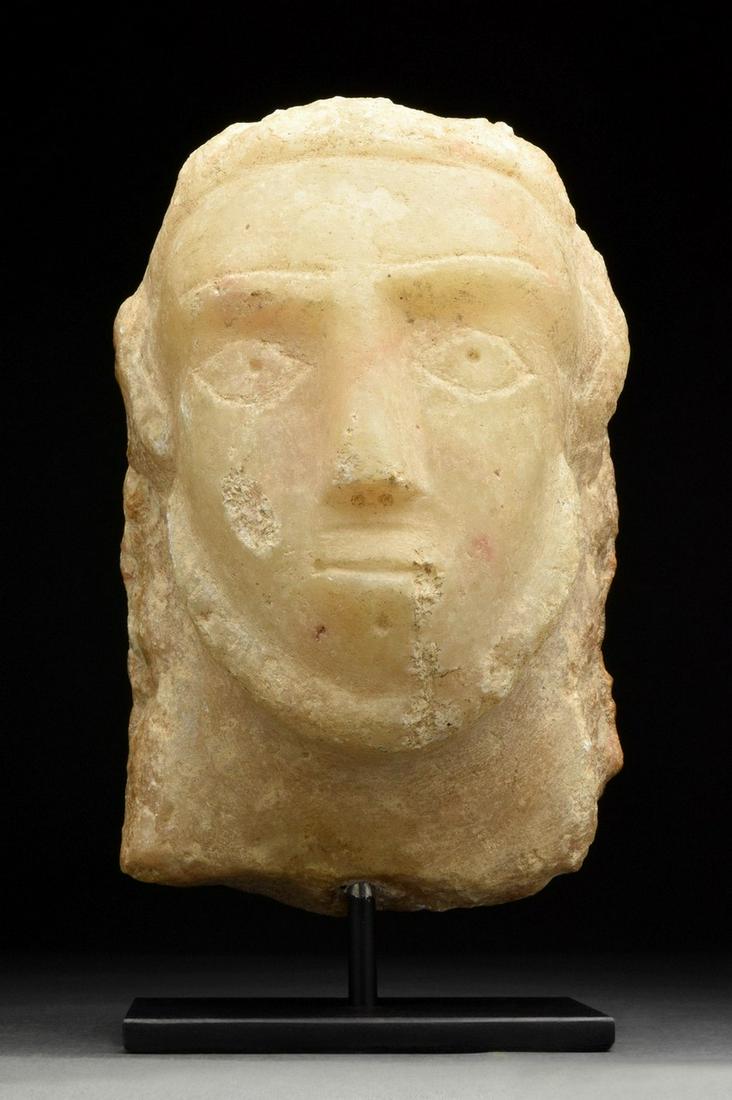 ANCIENT SOUTH ARABIAN SABAEAN ALABASTER HEAD - Mar 27, 2022 | Apollo ...