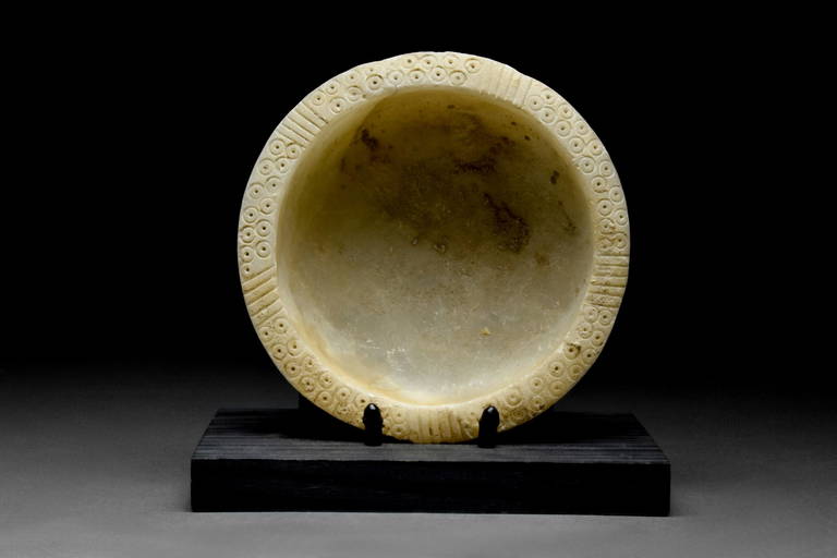 WESTERN ASIATIC BYZANTINE CALCITE ALABASTER BOWL - EX. CHRISTIE'S ...