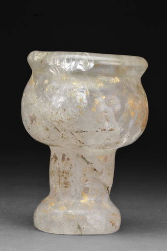 Mughal Gilded Rock Crystal Goblet