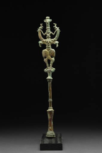 WESTERN ASIATIC BRONZE MASTER OF ANIMALS SCEPTRE (#0352) on Oct 09 ...