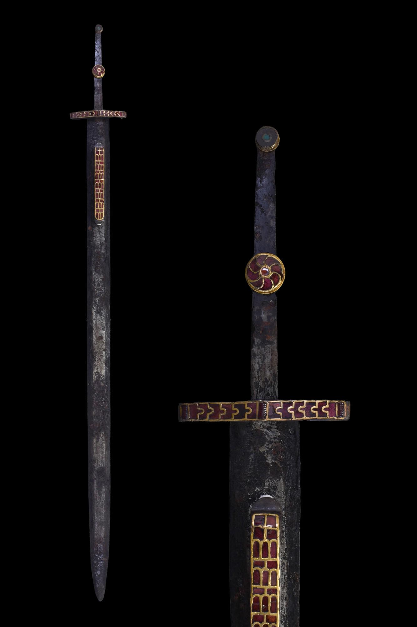 MEROVINGIAN IRON SWORD WITH GOLD AND GARNETS (#0279) on Jan 29, 2023 ...