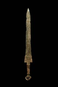 ANCIENT BRONZE SWORD WITH HANDLE ON STAND - Oct 04, 2020 | Apollo Art ...