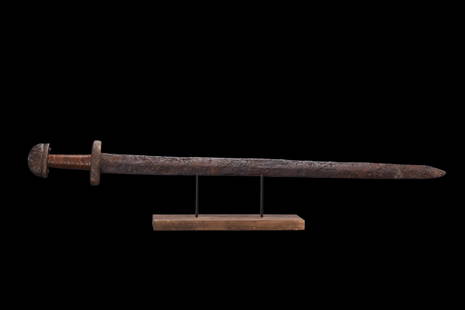 Intact And Wonderful Viking Iron Sword