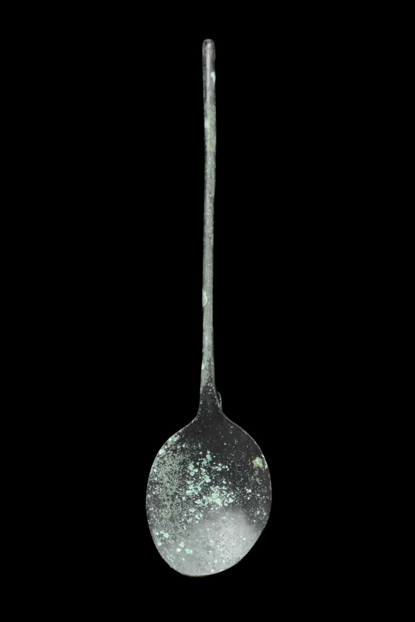 Roman Bronze Spoon