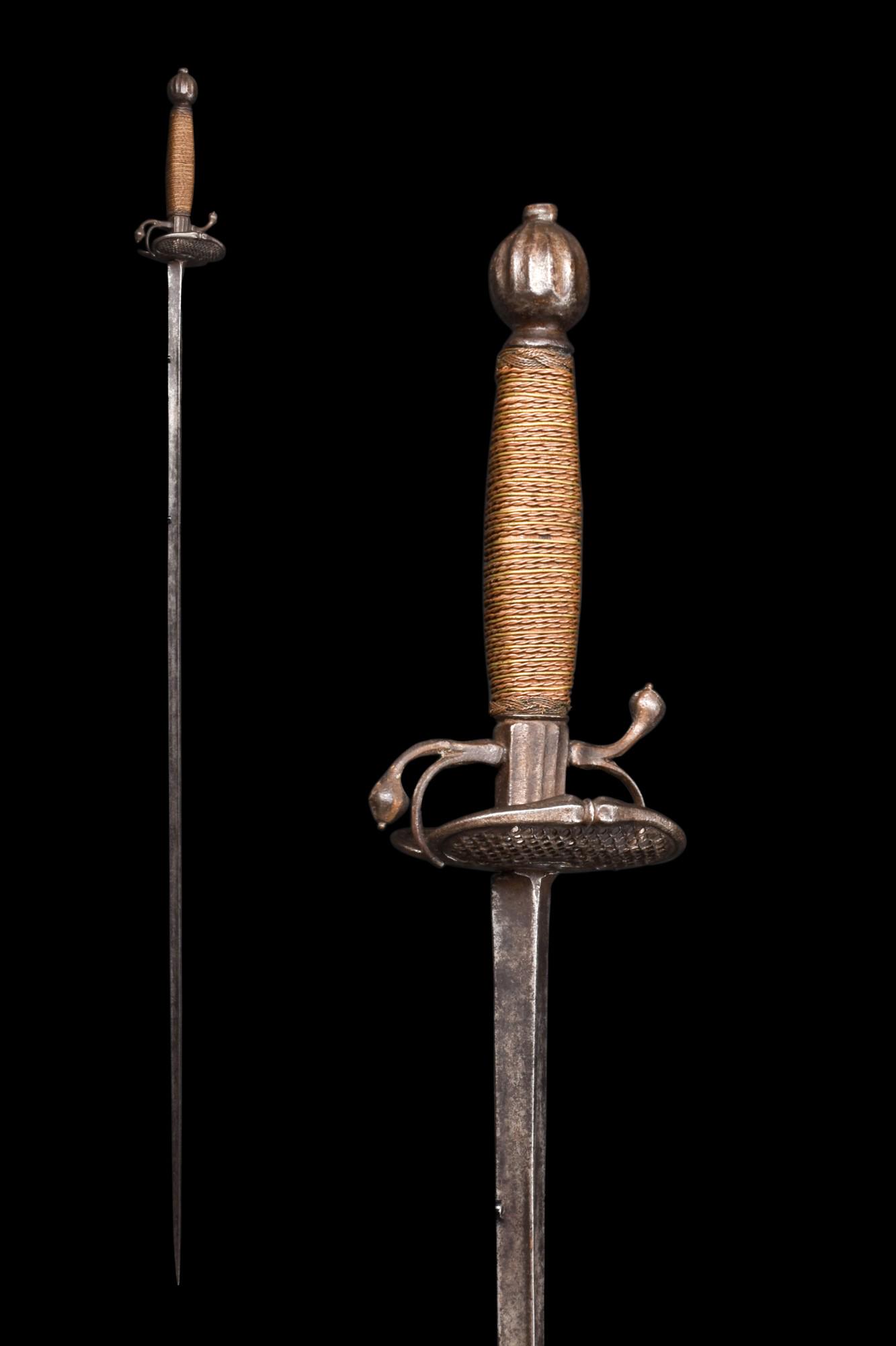 A French Small Sword In Silver Auction