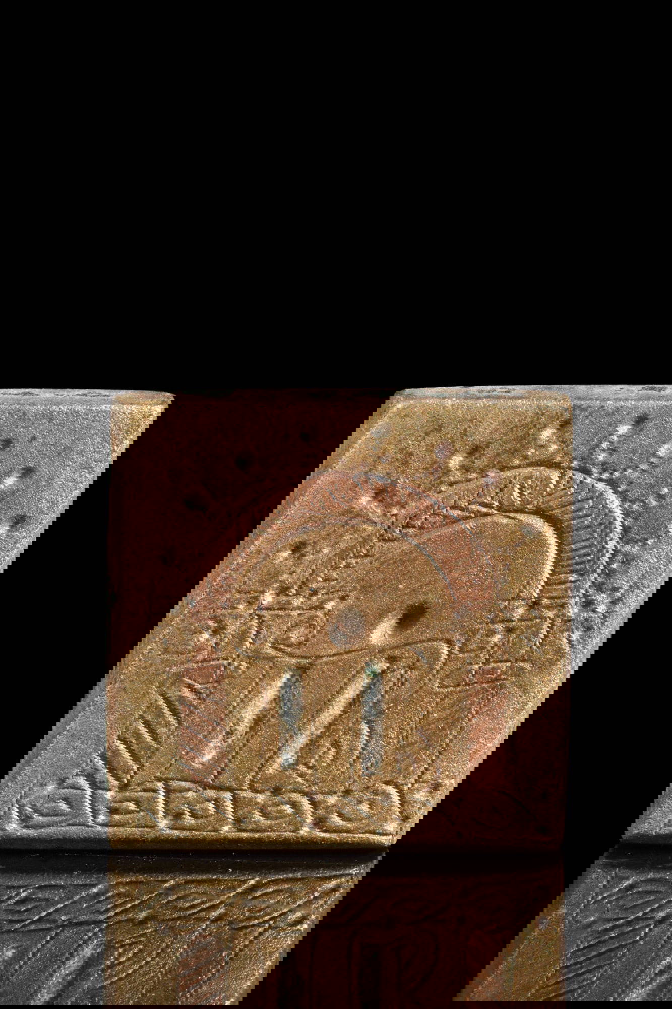 Rare Byzantine Silver Inlaid Bronze Weight Auction