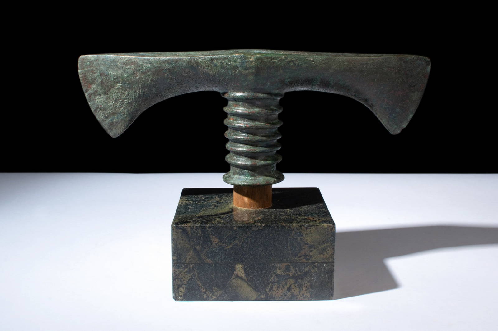 Early Greek Double-headed Labrys Axe Head Auction