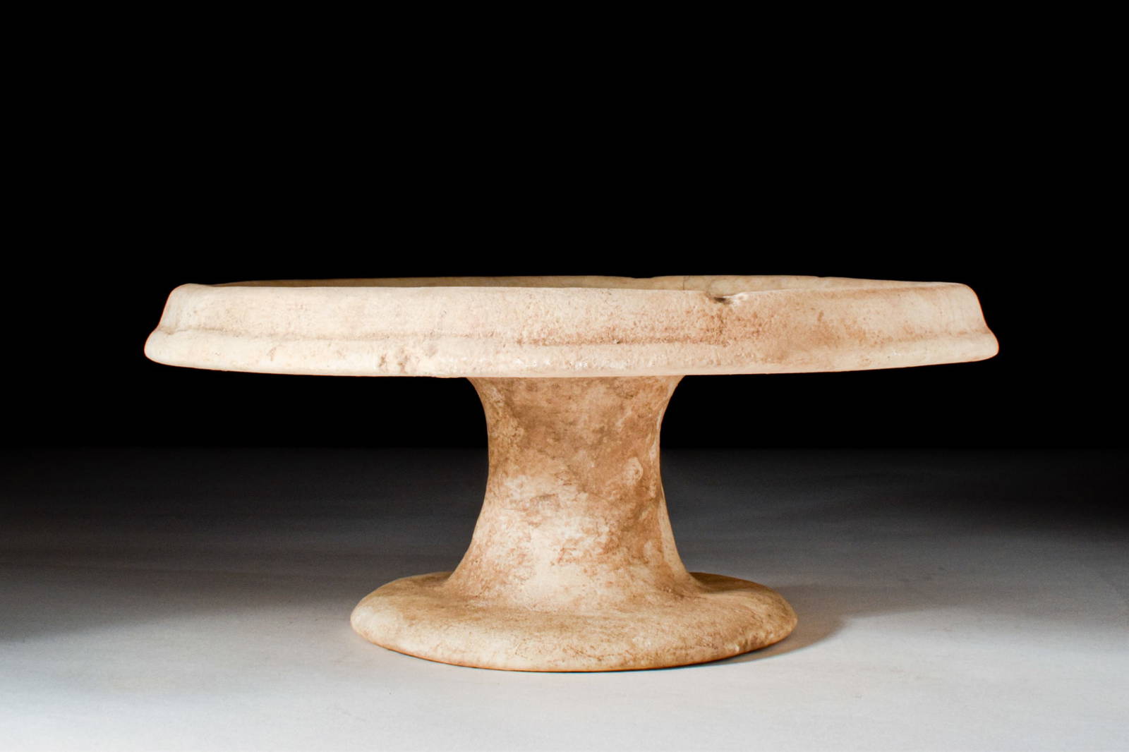 Egyptian Alabaster Offering Table Auction