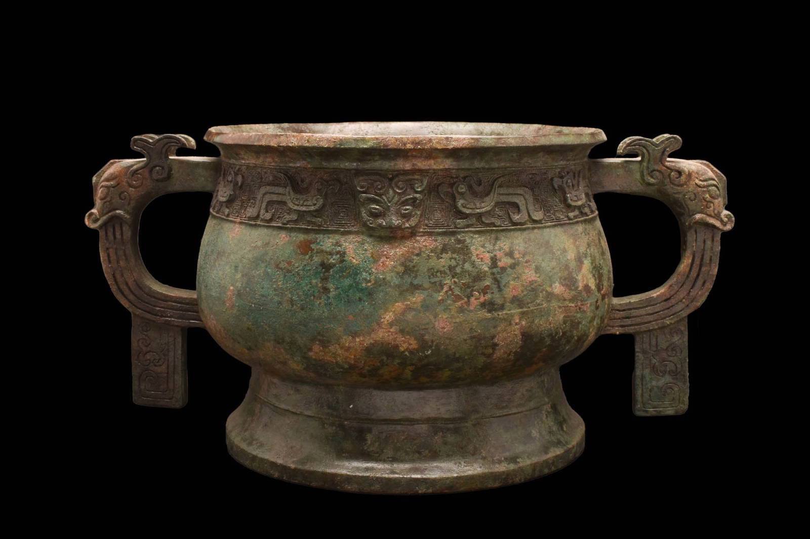 Chinese Bronze Ritual Food Vessel (gui) Auction