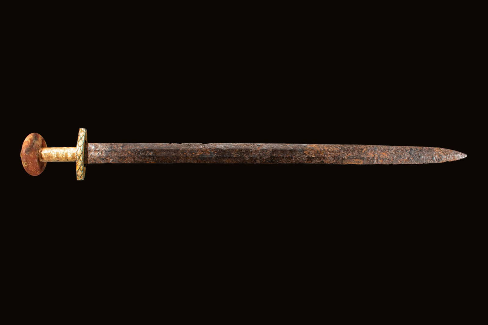 Merovingian Longsword With Gold Handle Auction