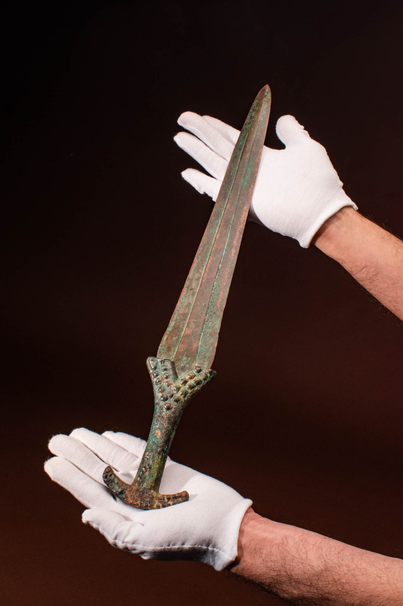 European Bronze Age Dagger With Handle Auction