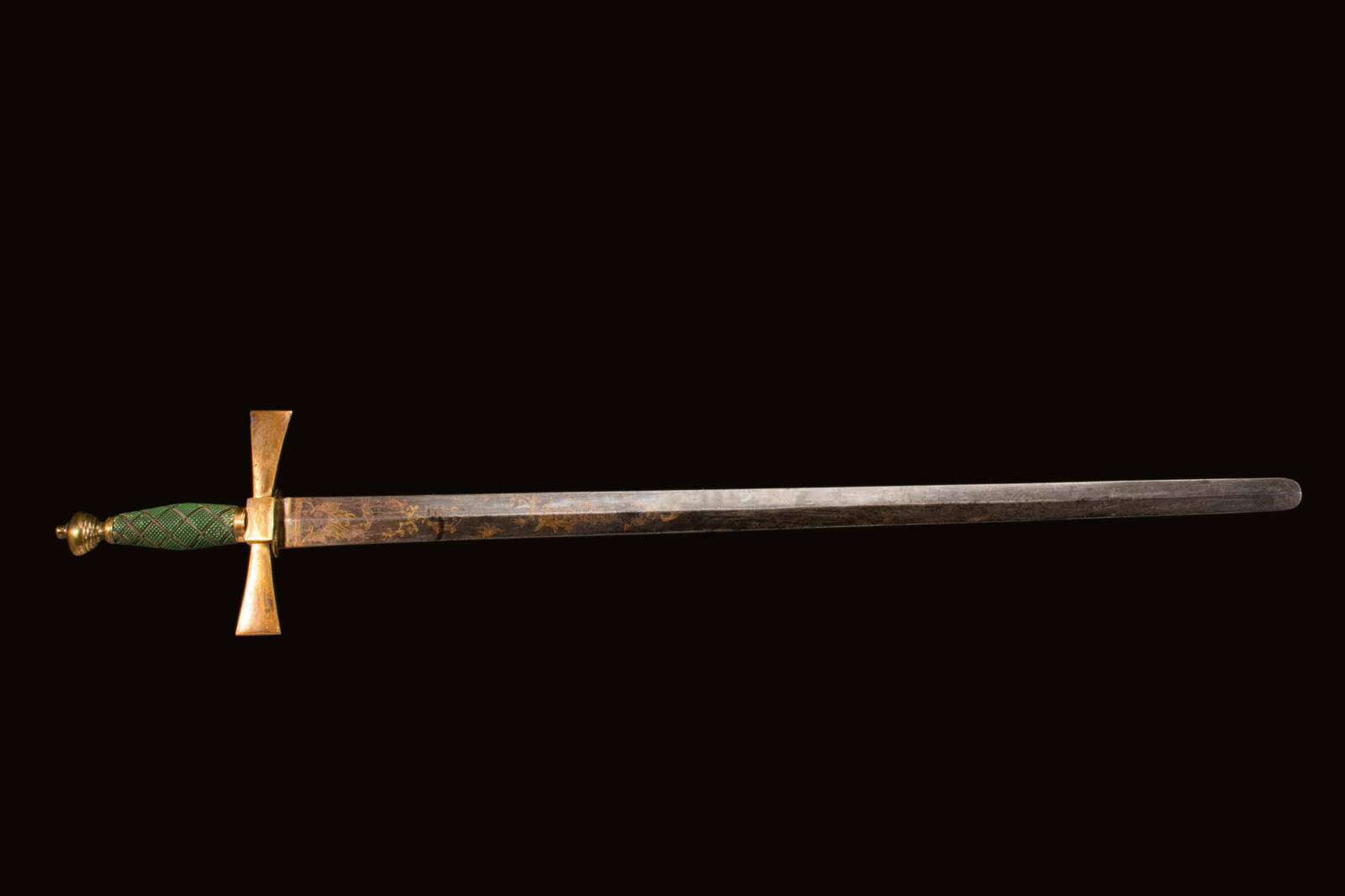 Ceremonial Sword With Gilt Guard Auction