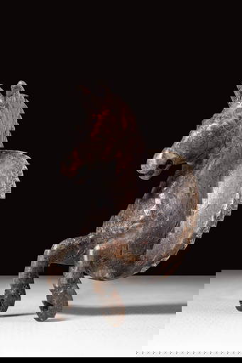 Roman Bronze Horse Protome Shaped