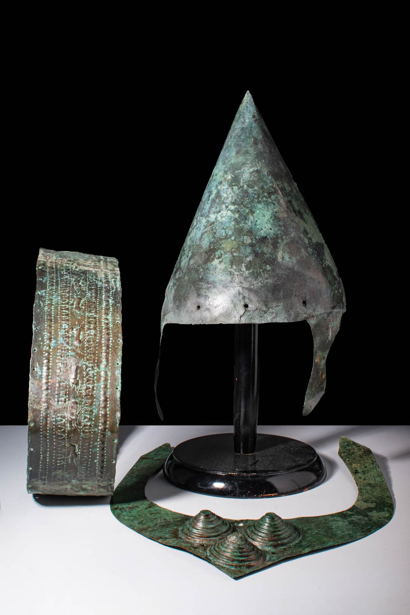 Collection Of Assyrian Bronze Body Armour Auction