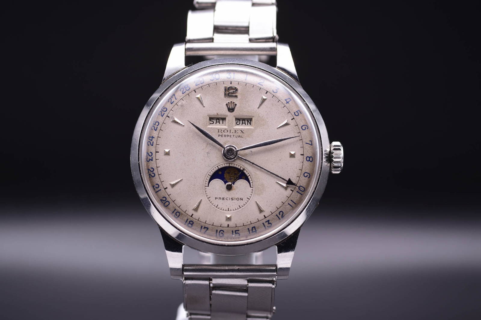 Rolex Oyster Perpetual The "padellone" A Stainless Steel Extremely Rare ...