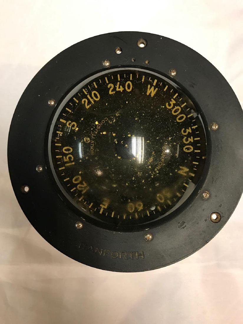 Vintage Danforth Constellation Navigational Boat Compas