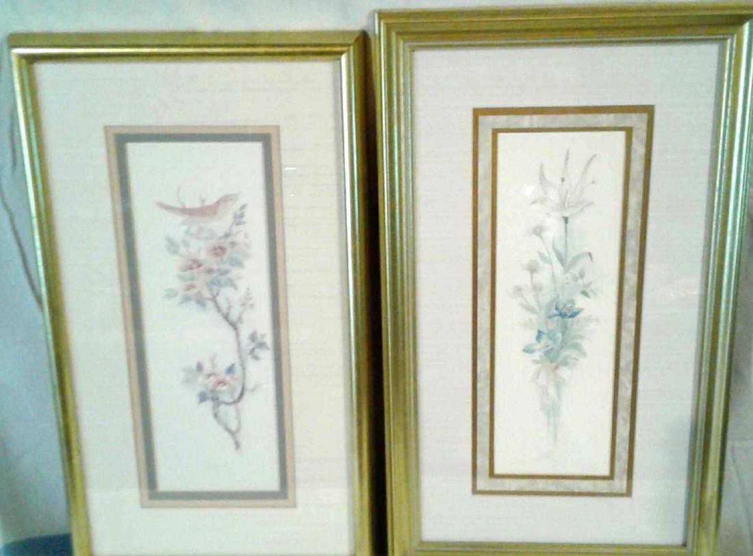 2 Mary Bertrand Floral Watercolor Prints