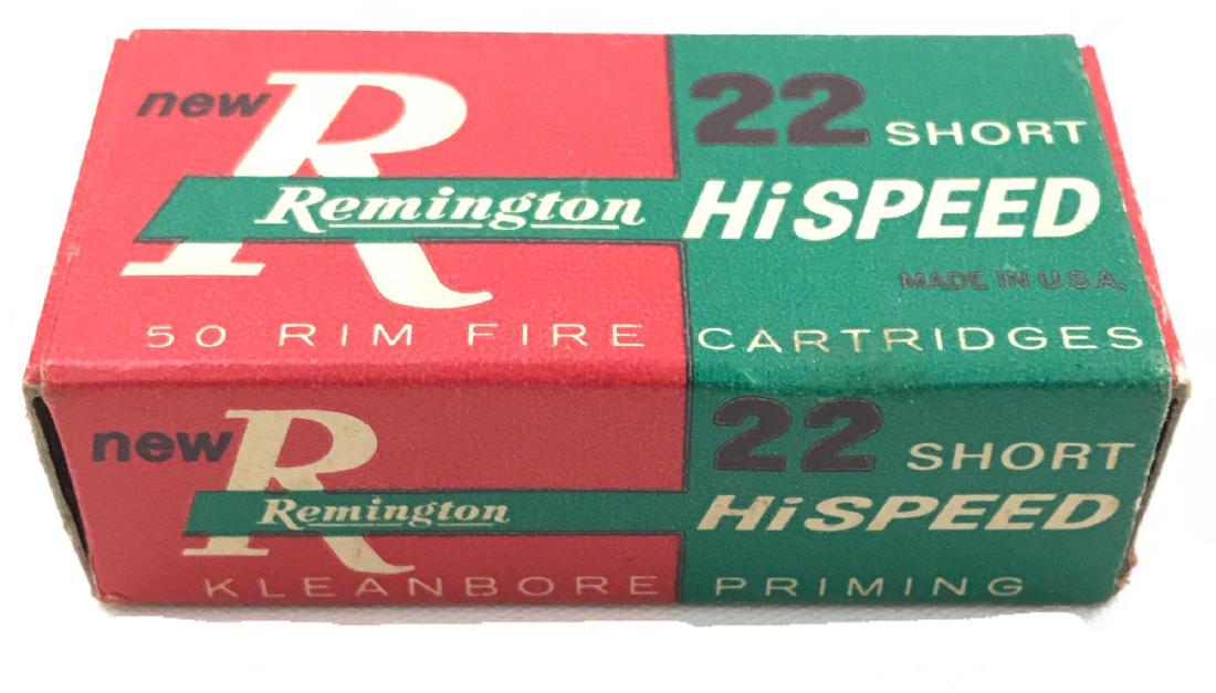 Vintage Box of Remington .22 Short Ammunition