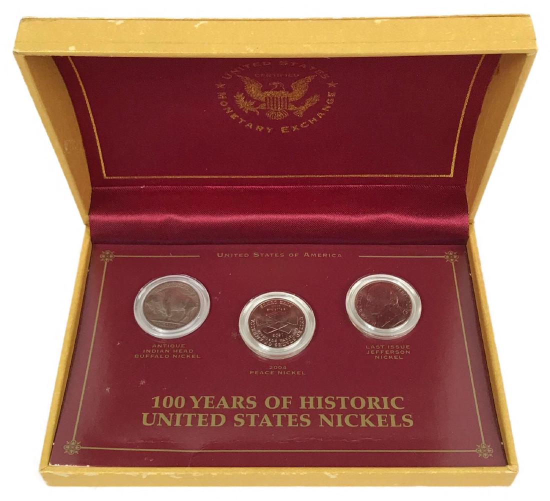 100 Years of Nickels United States Coin Set