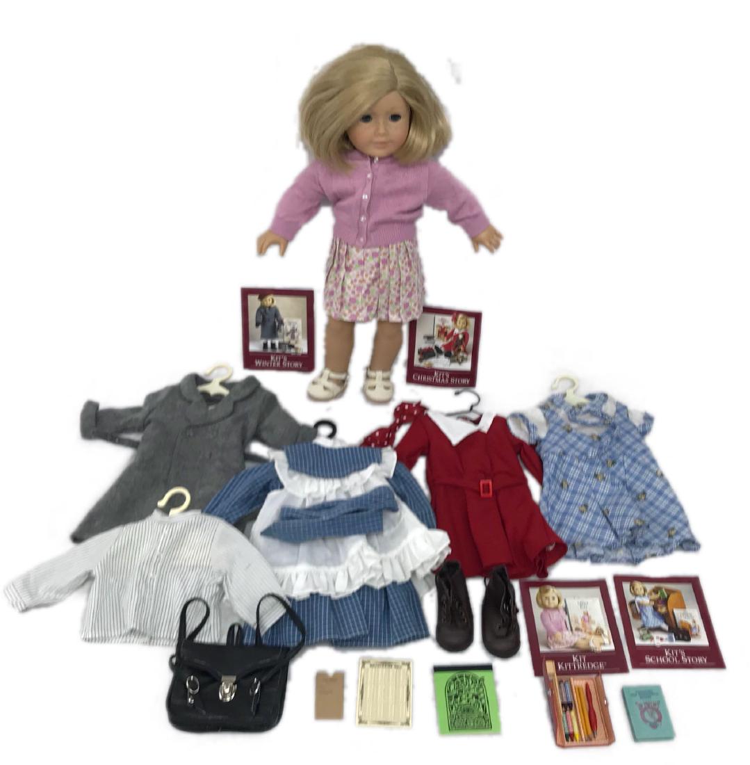 American Girl Doll, Kit Kittredge with Wardrobe and