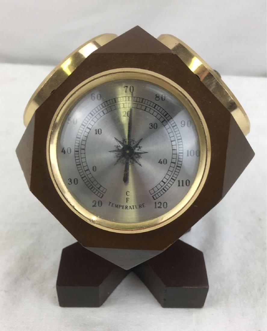 Mid Century Modern Rotating Desk Weather Station