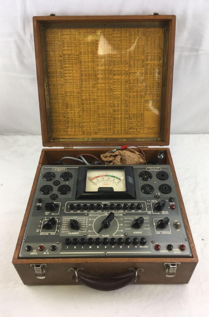 Rare Jackson Model 637 Dynamic Output Tube Tester,