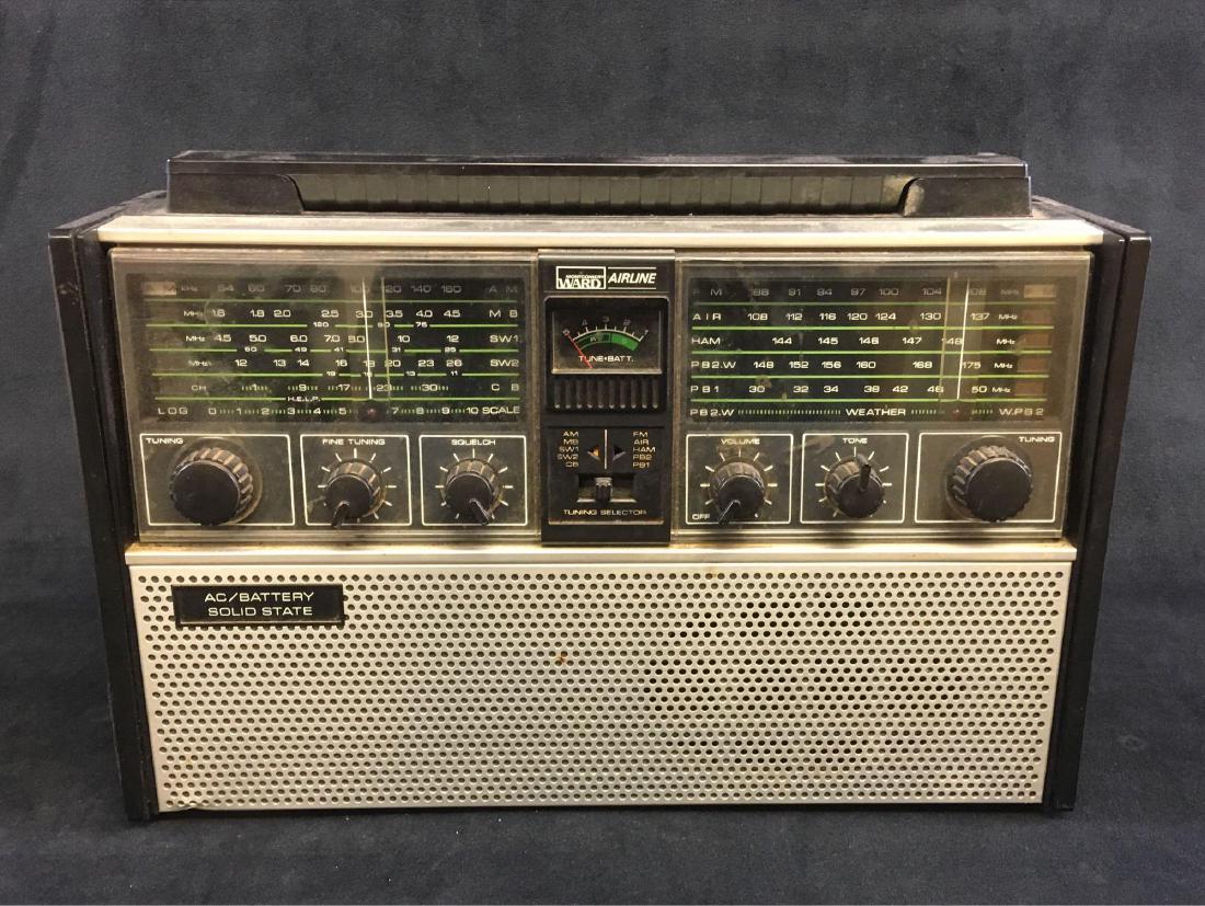 Vintage Montgomery Ward Airline Solid State Radio Model