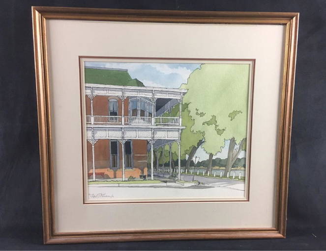 Carl Johnson Original Signed Watercolor Painting
