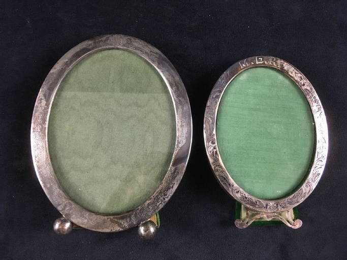 Antique Sterling Silver Picture Frames