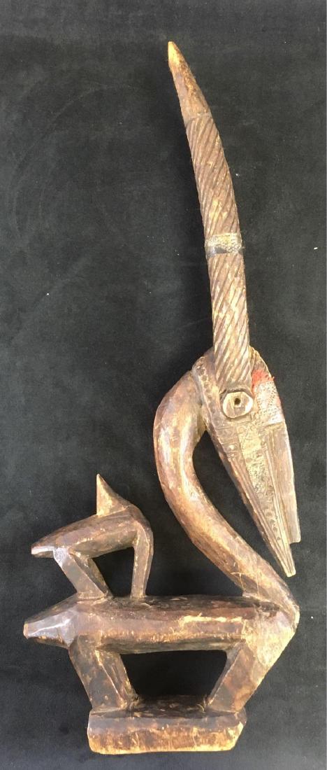 Antique African Culture Chi Wawa Mask Effigy Carving