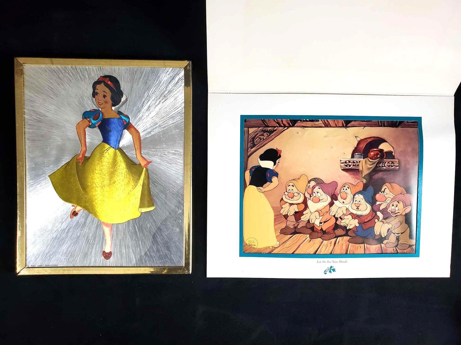 Walt Disney Snow White 7 Dwarfs Lithograph 1994 - Jan 02, 2020 | Rapid ...
