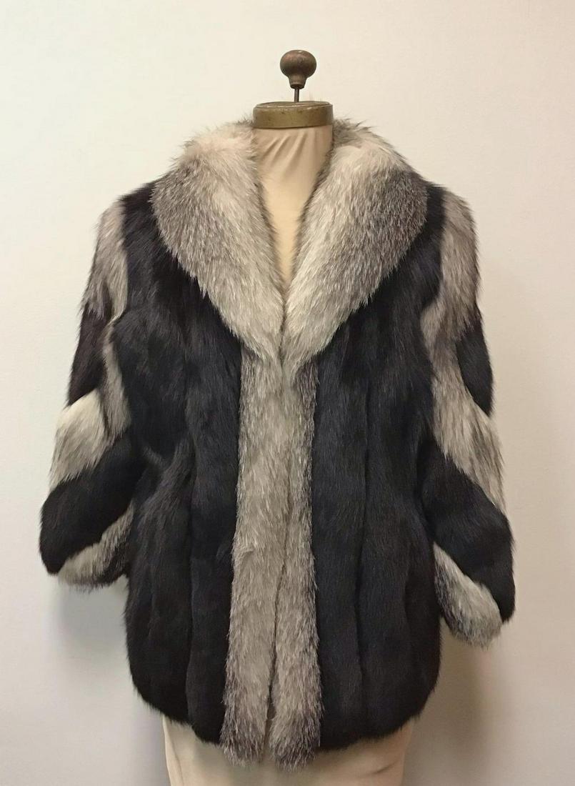 Black and Indigo Fox Fur Coat Mysels Furs - Jan 19, 2020 | Rapid Estate ...