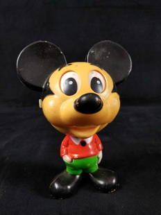 Vintage Disney Mickey Mouse Toys Pull String