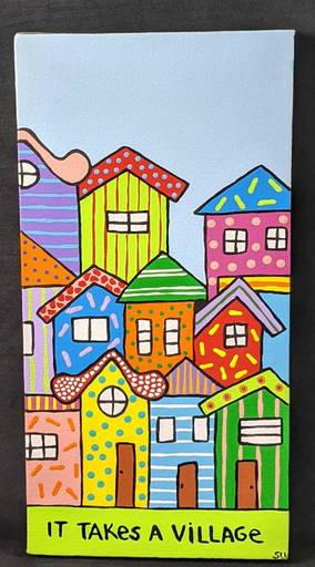 Colorful Original Art By Su Daitch