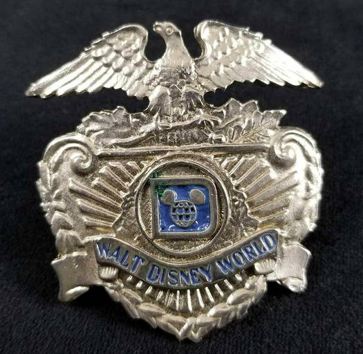 Vintage Early 1970s Disney Security Badge B